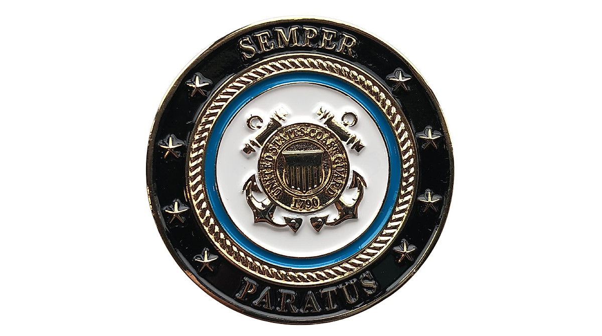 USCG Retired Semper Paratus Challenge Coin - High Quality