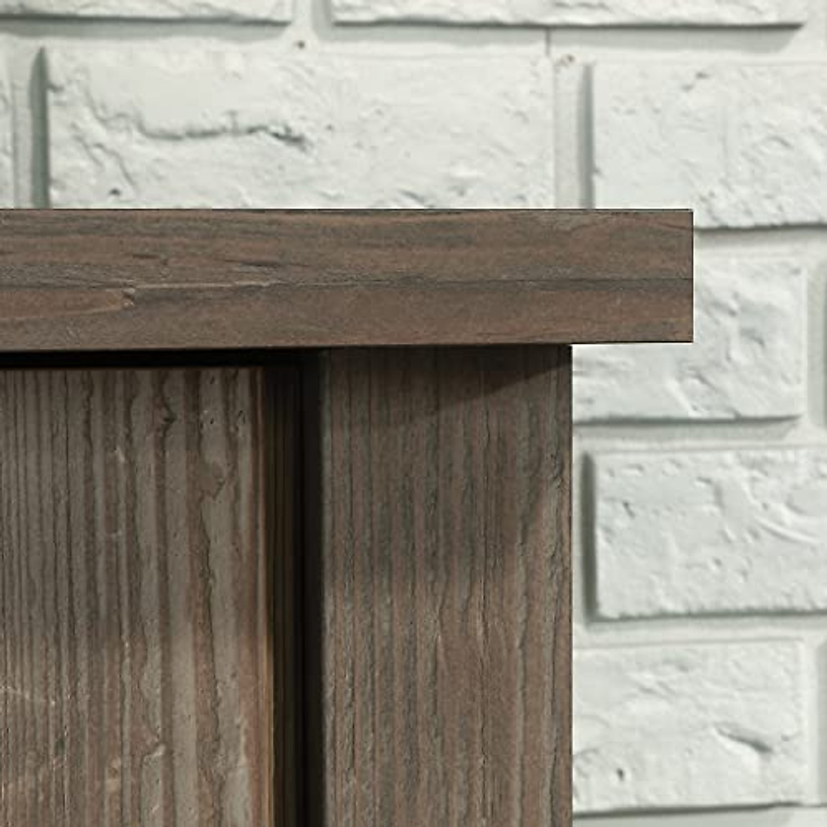 Sauder Summitt Station Storage Cabinet, L: 35.28" x W: 17.13" x H: 63.90", Pebble Pine