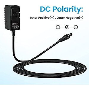 6V 2A Charger Adapter for ProForm Elliptical Smart Strider 480 490 500 600 LE, 390 395 475 510 E, 510 EX, 400 700 for Exercise Bike Extra Long Power Supply Cord (9.8 ft)