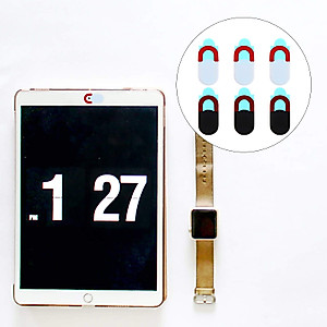 6Pcs Camera Privacy Cover Computers laptops Privacy Blocker Sliding Shield Front Webcam Cover Tablet Laptop Phone Web Camera Cover abs Protective Cover Slider Earth Tones