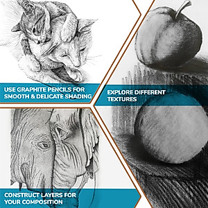 Bellofy 3X Sketch Books, 100 Sheets Each, 9x12 Inches | Perfect for Kids, Beginners & Artists | Drawing Paper for Graphite, Charcoal & More | Great Gift Idea