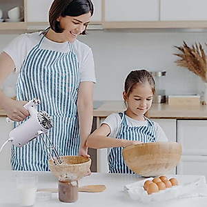 BAIGELONG Hand Mixer Electric, 500W Ultra Power Handheld Mixer with Continuously Variable Speed Control, 5 Stainless Steel Accessories Kitchen Mixer for Baking, Dishwasher Safe, White Silver