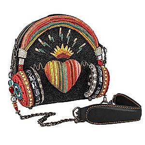Mary Frances Listen in Crossbody Headphones Handbag, Multi