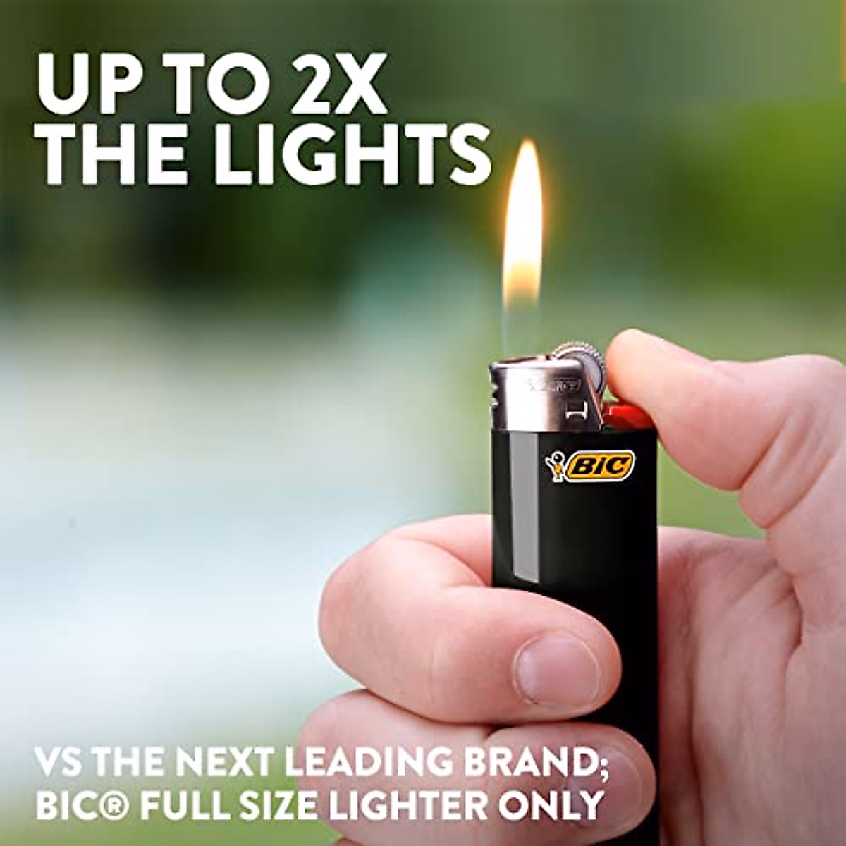 BIC Pocket Lighter, Special Edition Retro Wave Collection, Assorted Unique Lighter Designs, 8 Count Tray of Lighters