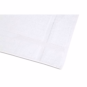 GOLD TEXTILES 12 Pack New Cotton Blend Economy White Hotel Bath Mat Towel (18x25 Inches) Light Weight Quick Drying & Machine Washable - Hotel Supplies Shower Bath Mat Towel