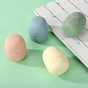 Socub Baby Bath Toys, Squeezable Silicone Bath Toys for Toddlers 1-3, BPA Free Bathtub Toys for Infants