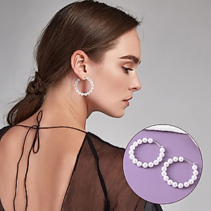 OIIKI 280PCS Earring Beading Hoops, 4 Sizes Gold/Silver Plated Hoop Earring Findings, Open Hoops, Metal Earring Rings, Round Earring Beading Decorative Accessories for DIY Jewelry Making, Parties