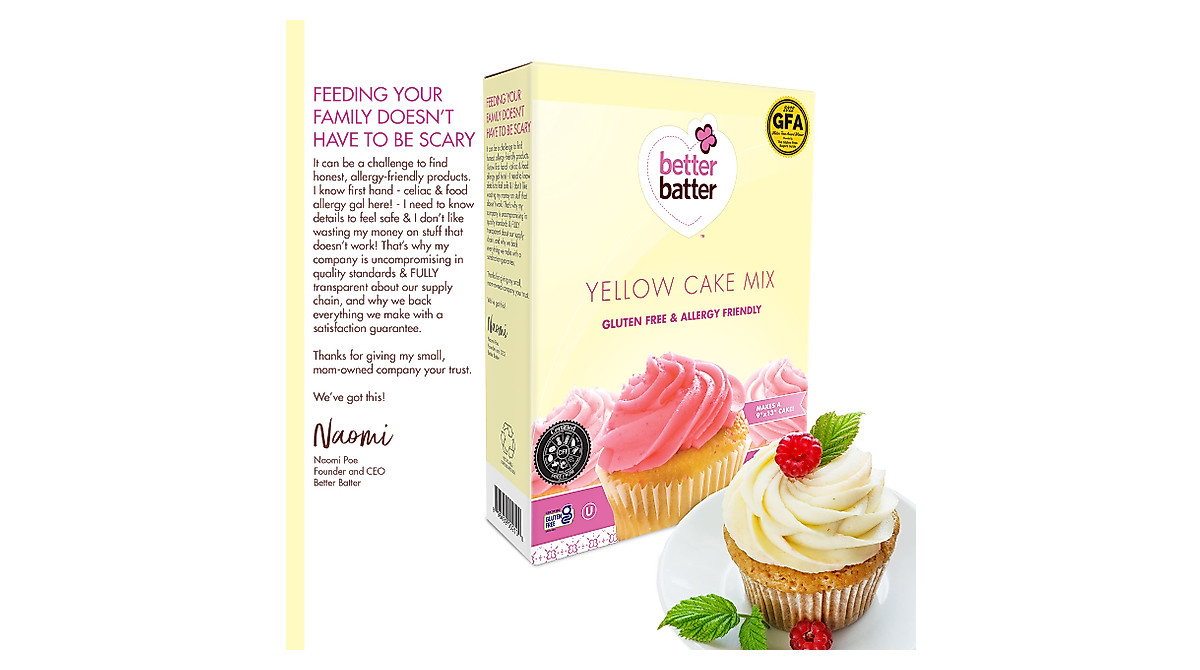 Delicious Gluten Free Yellow Cake Mix | Better Batter