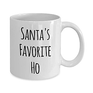 Agriism Santa's Favorite Ho Ho Ho Coffee Mug Funny Christmas Coffee Mugs Funny Christmas Gag Gifts Funny Santa Mug Stocking Stuffer