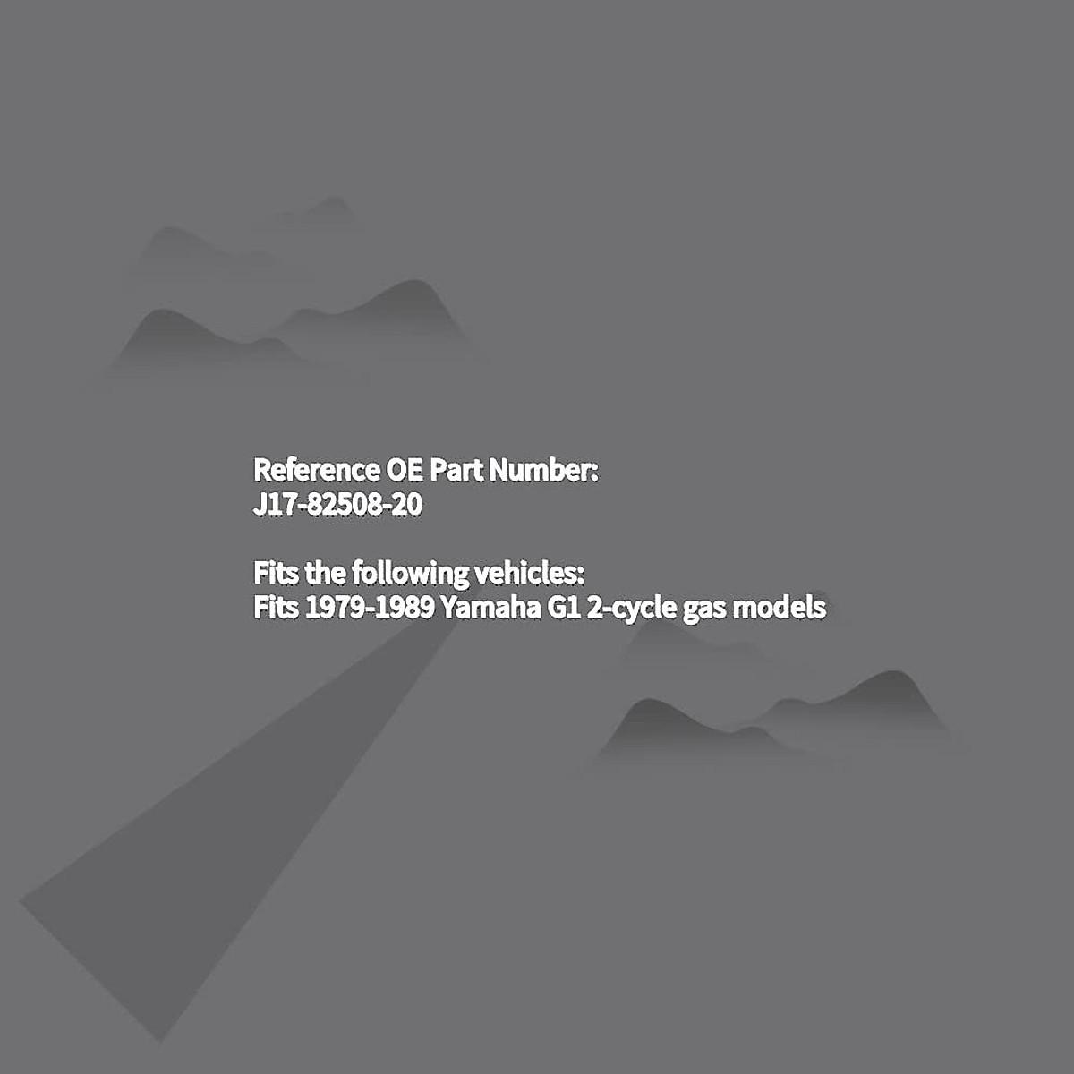 Ignition Switch for Yamaha Gas 2 Cycle Golf Cart G1 Models 1979-1989 Replace J17-82508-20