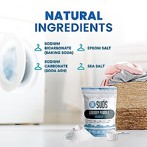 New Dr Suds Natural Laundry Detergent Powder 100+ Loads Unscented Made With Natural Earth Ingredients