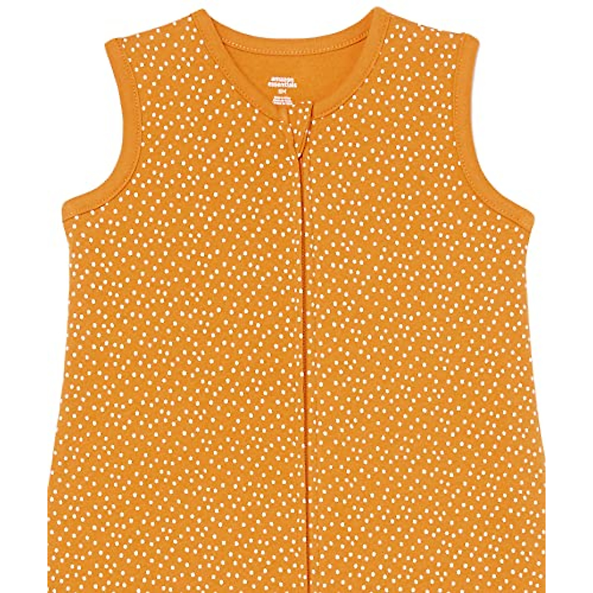 Amazon Essentials Unisex Babies' Cotton Sleep Sack, Pack of 3, Light Grey Heather/Lilac Tiger/Mustard Yellow Dots, 0-6 Months