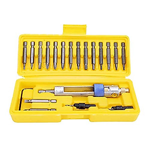 YÁSEZ 20 pcs Screwdriver Set Multifunction Drill Driver Swivel Head Quick-Change from Drilling to Driving Repair Tool Kits Hand Tools