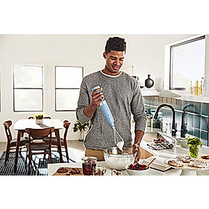 KitchenAid Cordless Variable Speed Hand Blender with Chopper and Whisk Attachment - KHBBV83