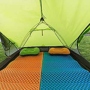 WJH Portable Sleeping Pad, Travel Mattress, Travel Camping Floor Mat Foldable Waterproof Breathable Washable-D 119x198cm(47x78inch)