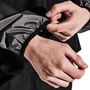 HOTSUIT Sauna Suit for Men Sweat Sauna Jacket Pant Gym Workout Sweat Suits, Gray, XXL