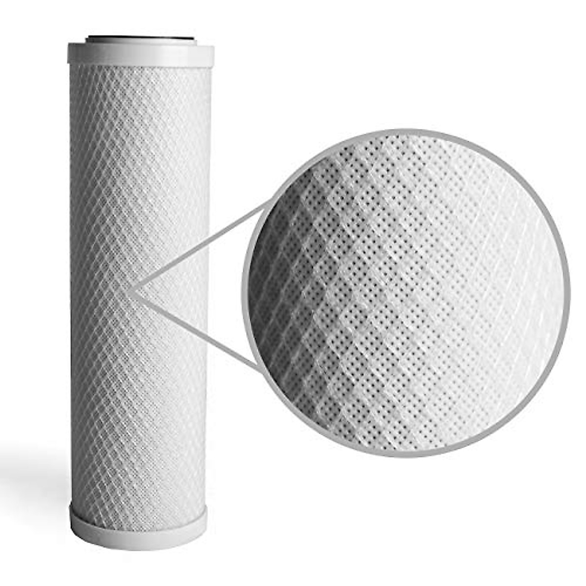 Activated Carbon CTO Water Filter Cartridge Standard 2.5 x10" 20 Micron 4 pack