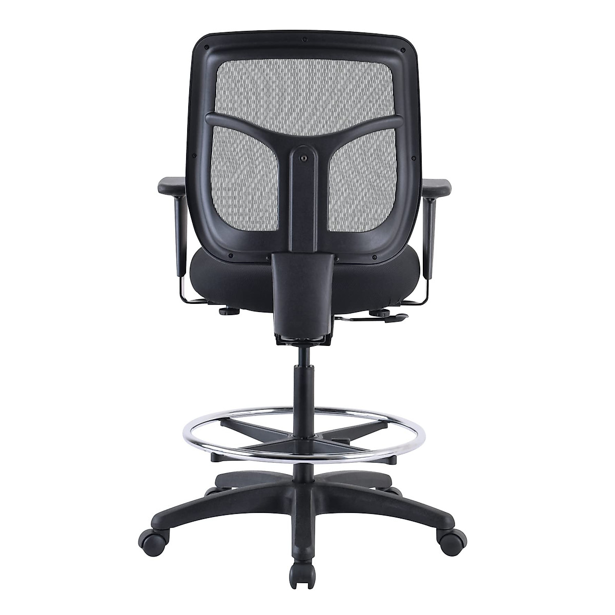 Raynor EuroTech Apollo Mesh Fabric Back Fabric Drafting Chair, Black (DFT9800)