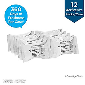 Georgia-Pacific ActiveAire Powered Whole-Room Freshener Dispenser Refill by GP PRO (Georgia-Pacific); Coastal Breeze; 48280; 12 Cartridges Per Case