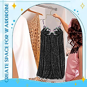 Body Shape Bikini Hanger Wire Body Shape Display Hangers Metal Lingerie Hangers Bathing Suit Hangers Swimsuit Hanger Bikini Swimwear Hanger for Clothes Coat(Gold, 16 Pcs)