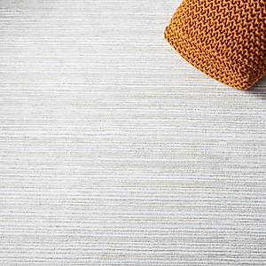 SAFAVIEH Vision Collection Area Rug - 8' x 10', Ivory, Modern Ombre Tonal Chic Design, Non-Shedding & Easy Care, Ideal for High Traffic Areas in Living Room, Bedroom (VSN606J)