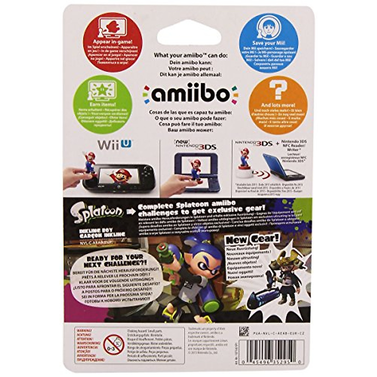 Splatoon Boy amiibo (Nintendo Wii U/3DS)