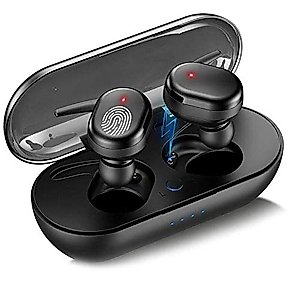 Waterproof Bluetooth 5.2 True Wireless Headset,Touch Control,30H Cycle Playback time TWS t,with Charging Box and Microphone,in-Ear Stereo Headset bbb