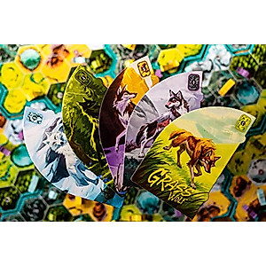 The Wolves Board Game | Wolf Themed Survival Strategy Game | Highly Interactive Family Game for Kids and Adults | Ages 14+ | 2-5 Players | Avg. Playtime 75 Minutes | Made by Pandasaurus Games