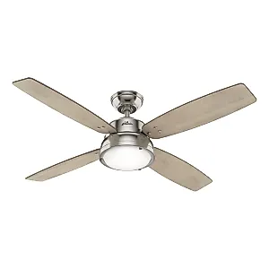 Hunter Fan Company 50388 Wingate Ceiling Fan, Brushed Nickel Finish