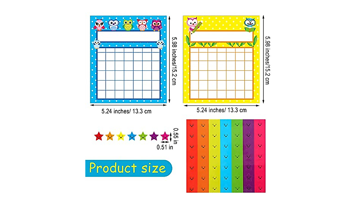 Owls Incentive Charts: Kid Behavior & Classroom Rewards