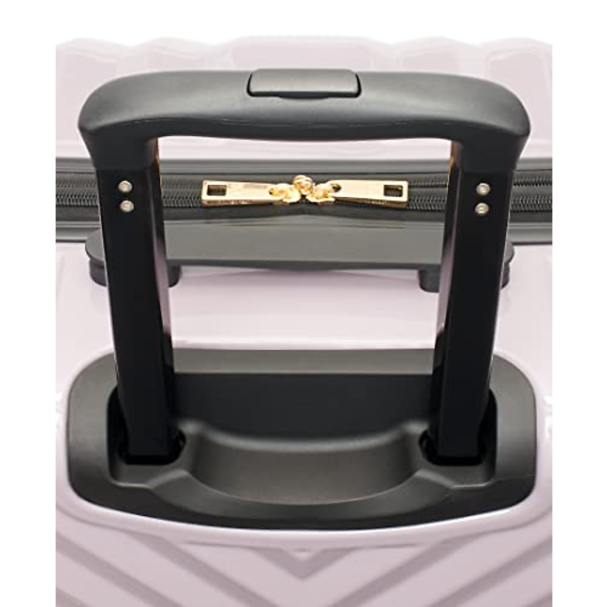 Karl Lagerfeld Paris Women's Suitcase Spinner Wheels Hardside, Lilac, One Size