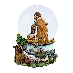 Kurt Adler Holy Family Musical Water Globe, 100mm