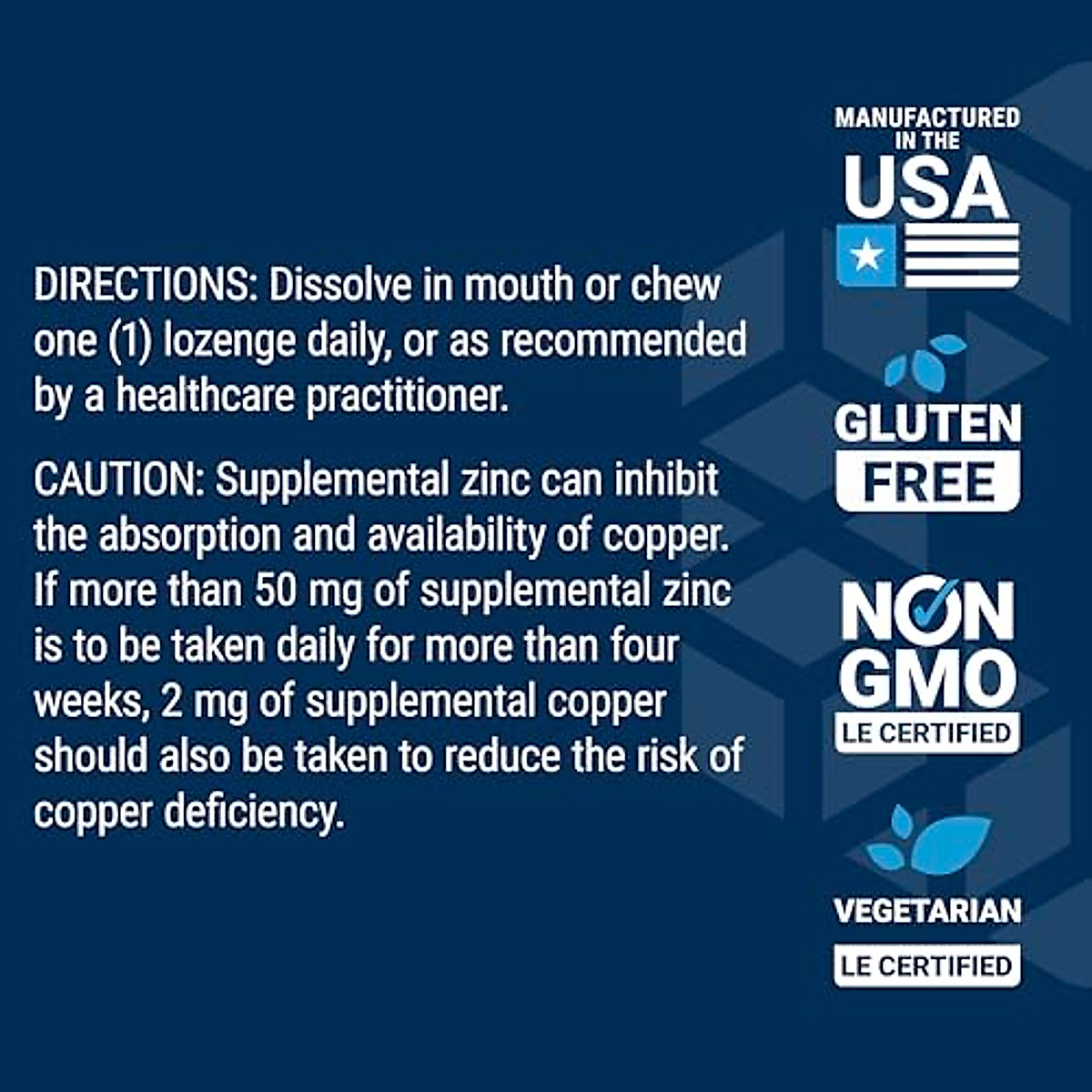 Life Extension Zinc Lozenges – Citrus-Orange Flavor – For Healthy Protein Synthesis & Immune Health - Inflammation Management Supplement - Gluten-Free, Non-GMO – 60 Vegetarian Lozenges