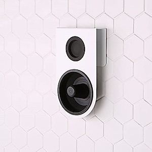 Magnet Bracket Stand Holder for Supersonic hair dryer, Simple Wall Mounted Storage Rack Organizer for Supersonic Hair dryer and 1 Nozzle, No Drilling installation, (Off White)