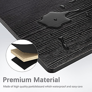 PENNYNANA Wall Mount Styling Barber Station with Locked Storage Drawer,Salon Stations for Hair Stylist,Black…