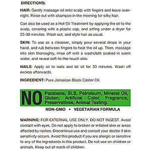 Carlyle Jamaican Black Castor Oil 16oz | Nourish Hair, Skin, and Nails | All Natural Hypoallergenic Conditioner