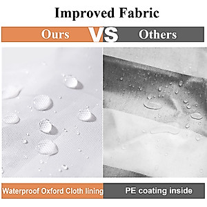 WEHUSE Waterproof Fabric Laundry Hamper Collapsible, 22 Inch Tall Grey Thickened Canvas Dirty Clothes Hampers for Bedroom, Kids Room Storage