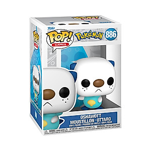 Funko POP! Games: Pokemon - Oshawott - Collectable Vinyl Figure - Gift Idea - Official Merchandise - Toys for Kids & Adults - Video Games Fans - Model Figure for Collectors and Display
