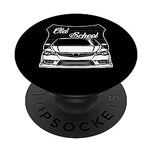 Classic Import Car, Japanese Racer, Men's Old School Tuner PopSockets Swappable PopGrip