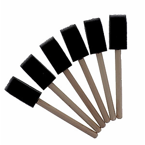 1 Inch Jen Manufacturing Orginial Poly-Brush Foam Disposable Brush 48 per box