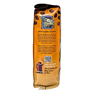 Raven's Brew Coffee High Caffeine Coffee Dark Roast Whole Bean – Three Peckered Billy Goat 2-pack of 12oz