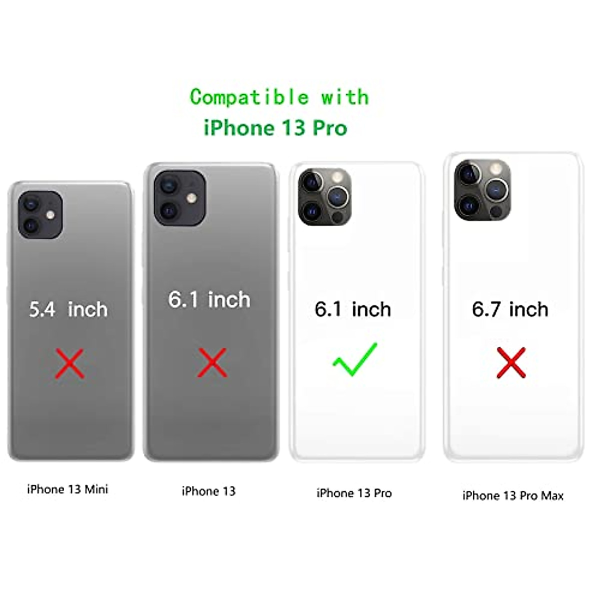 Jaorty iPhone 13 Pro Case for Women with Card Holder,iPhone 13 Pro Phone Case Wallet with Strap,Crossbody Lanyard Cases with Credit Card Slots Kickstand and Stand Case Ring Holder,6.1" White Leopard