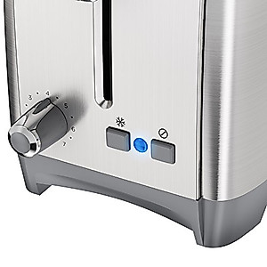 BLACK+DECKER 2-Slice Extra Wide Slot Toaster, Classic, Stainless Steel, TR2400SD