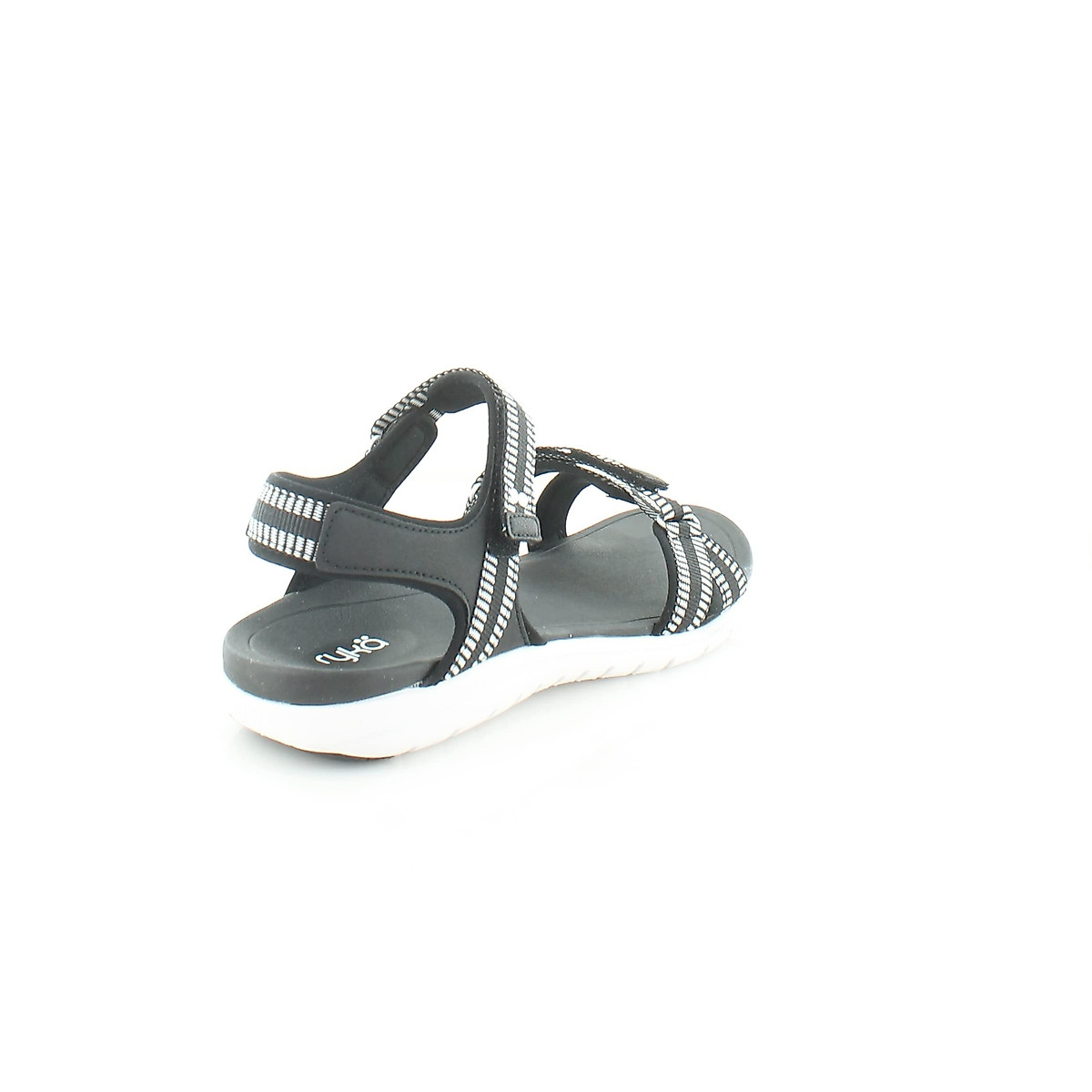 Ryka Savannah II White Wide Sandal Black in Size 11