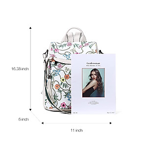 Telena Backpack Purse for Women, PU Leather Anti Theft Travel Purse Shoulder Bags with Tassel