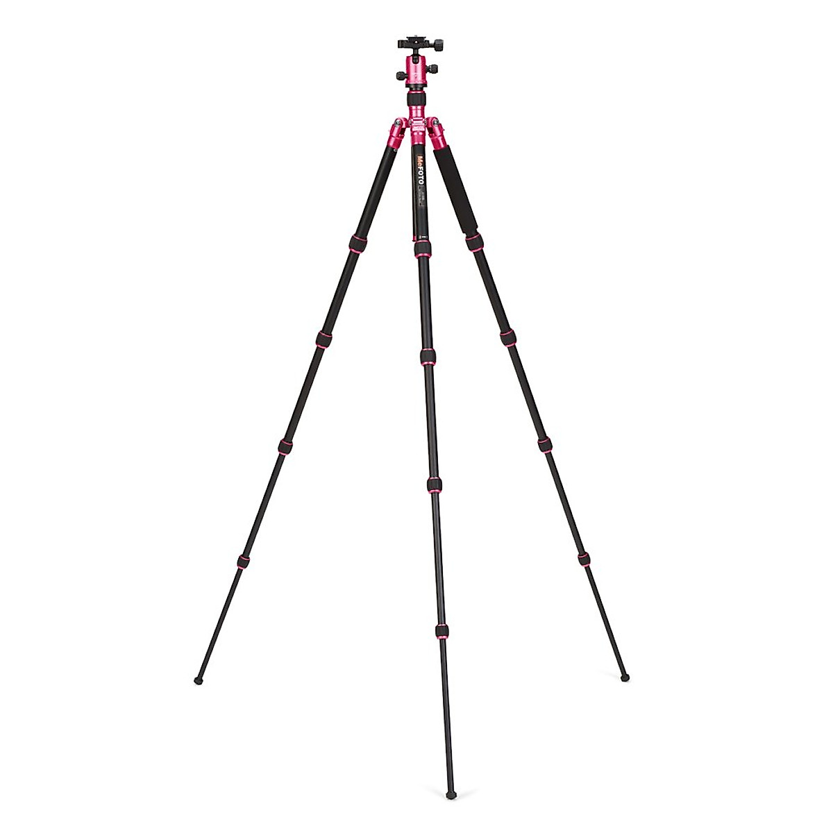 MeFOTO Aluminum Roadtrip Travel Tripod/Monopod Kit - Hot Pink (A1350Q1H)