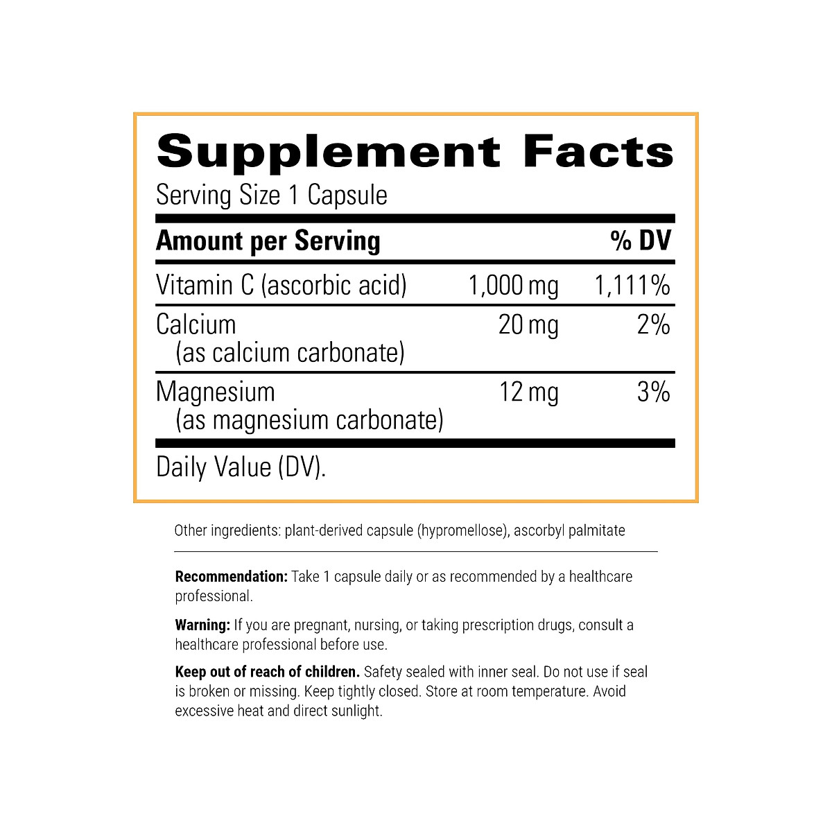 Integrative Therapeutics Buffered Vitamin C Capsules 1,000 mg - Immune Support Supplement* - Antioxidant Support* - Gentle Formula - Gluten Free - 60 Vegan Capsules