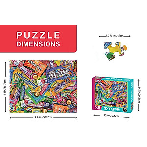 Springbok's 500 Piece Jigsaw Puzzle Sweet Tooth, Multi