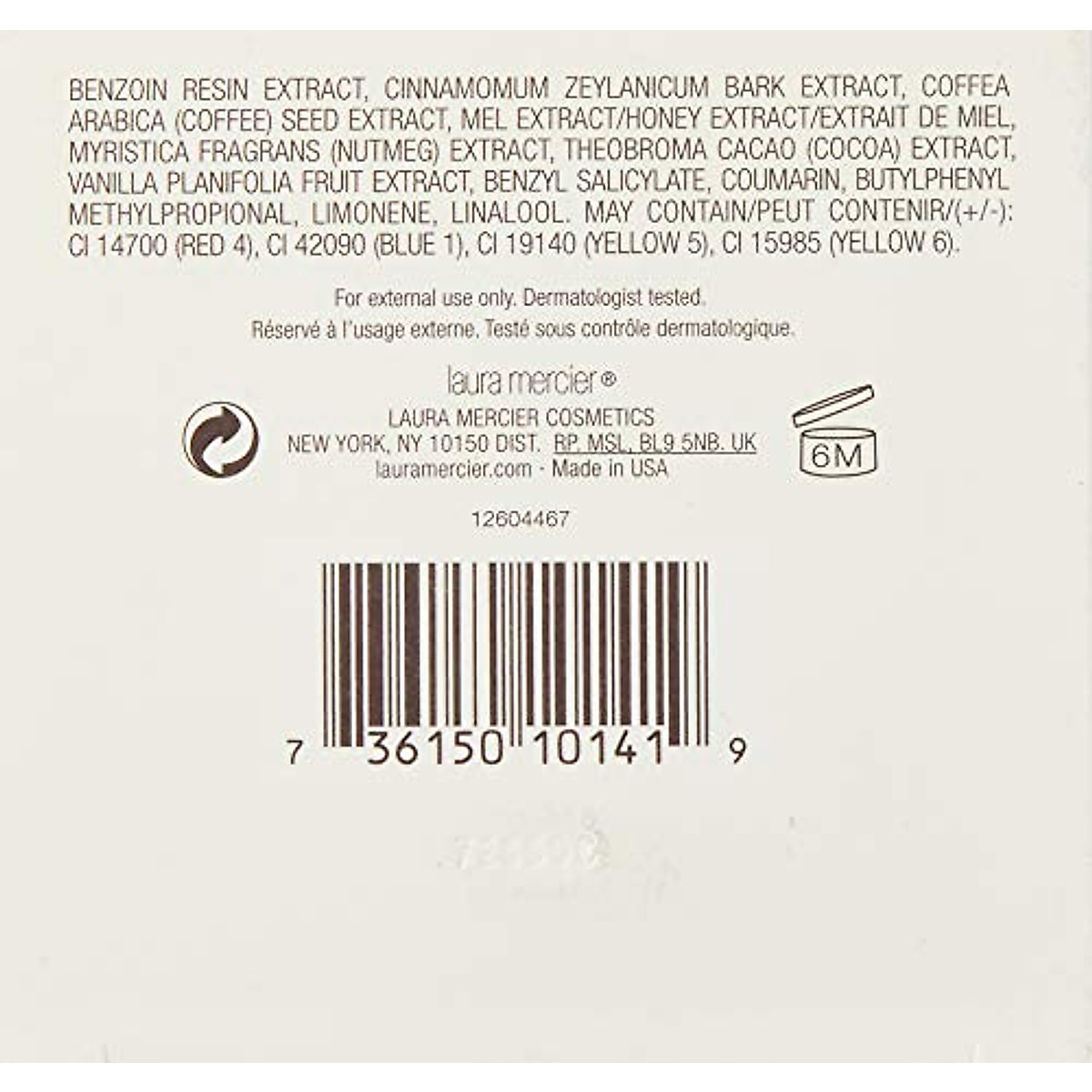 laura mercier Ambre Vanille Souffle Body Creme, 12 Ounce