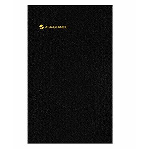 AT-A-GLANCE Undated Website Address Book and Password Keeper, Black, 3.63 x 6.13 x .21 Inches (80-500-05)